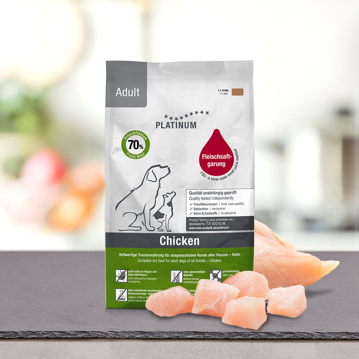 Adult chicken – Platinum